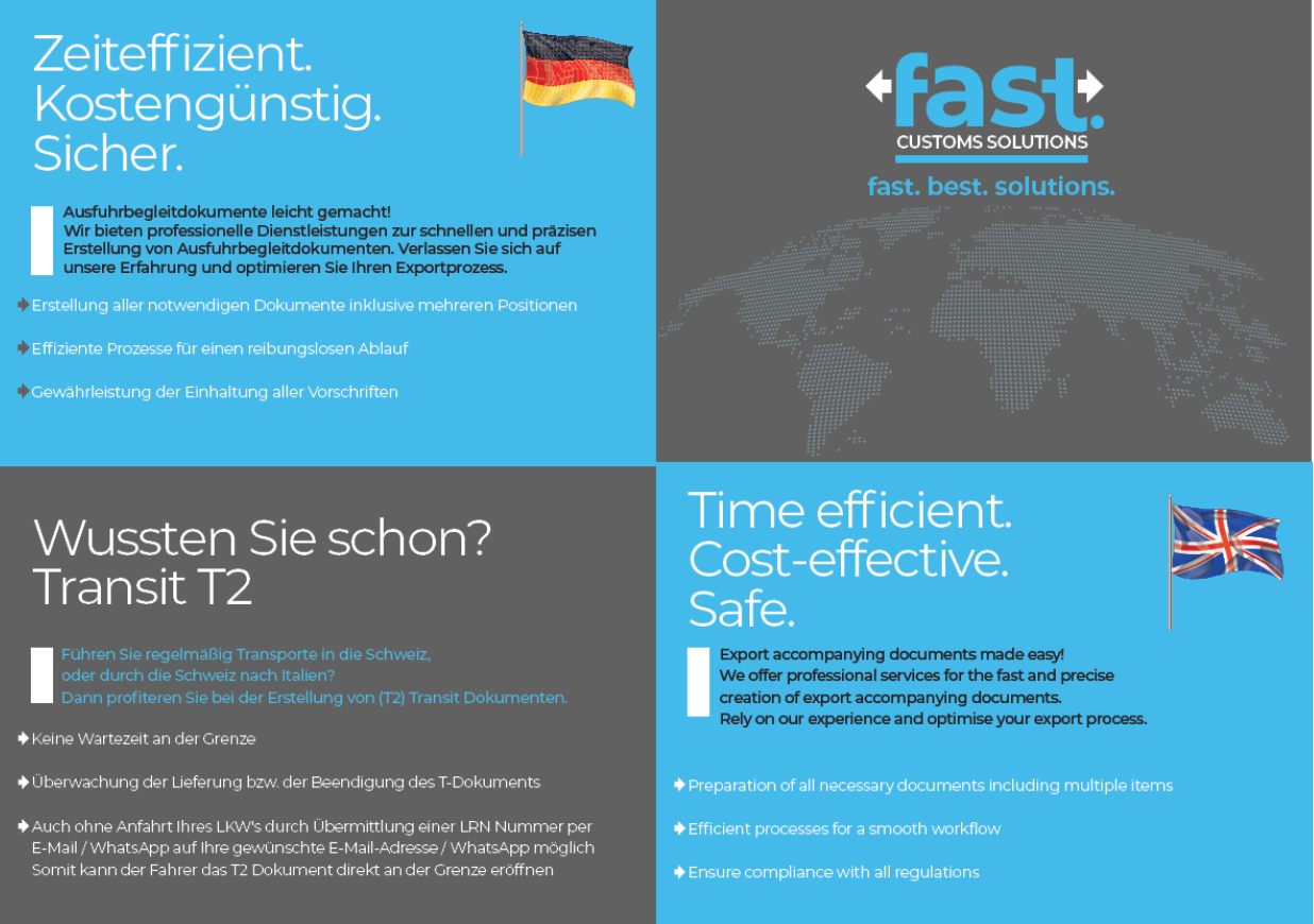 Ausfuhrbegleitdokument – fast. customs solutions GmbH
